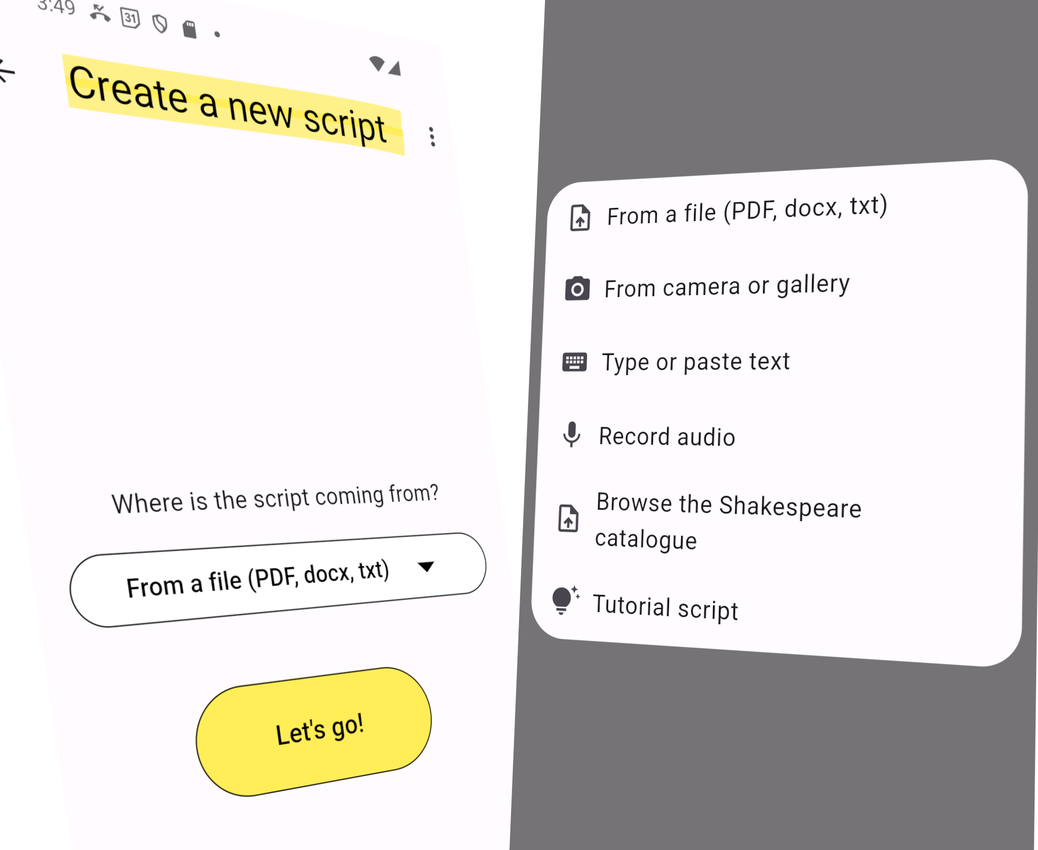 MyLine App - Effortless line learning for actors